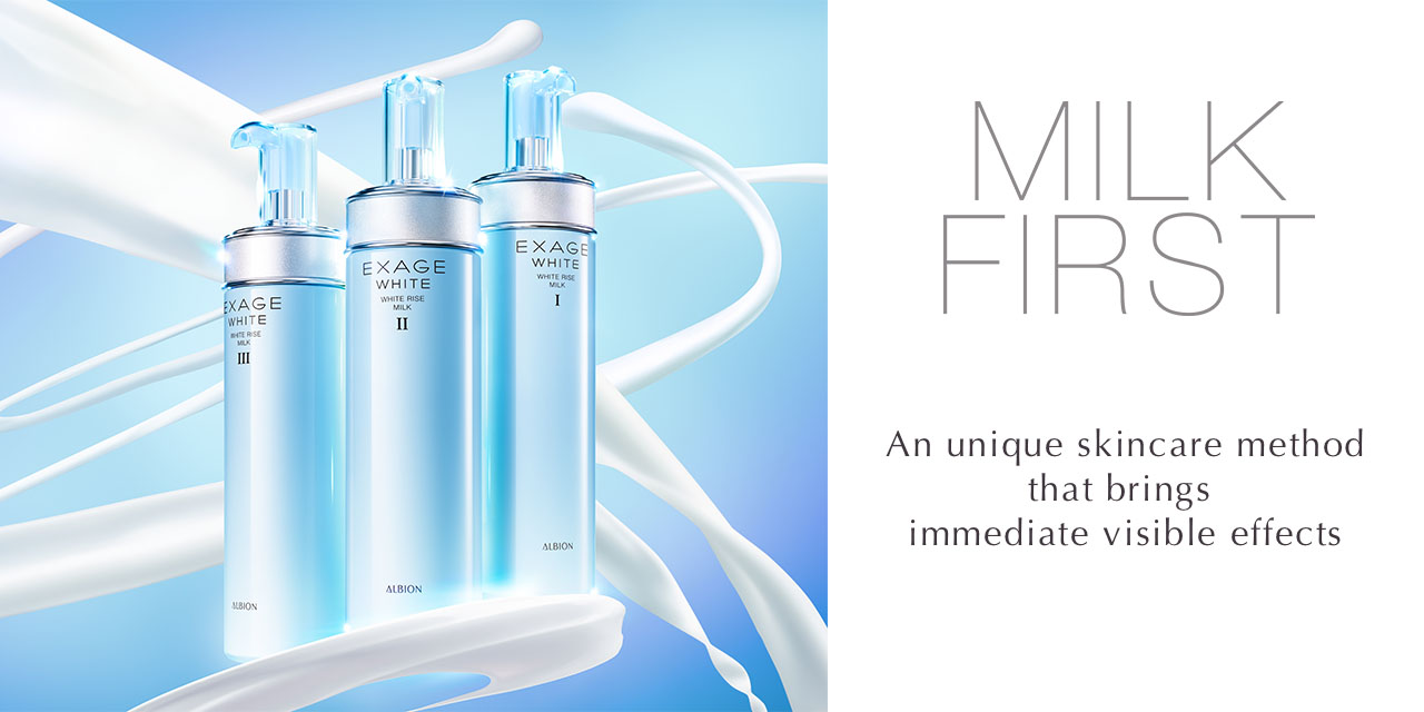 MILK FIRST - EXAGE WHITE WHITE RISE MILK | ALBION